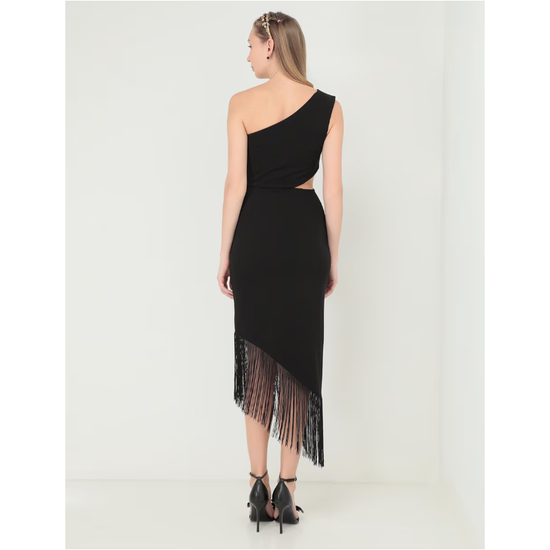 Vestido midi formal Rue para mujer